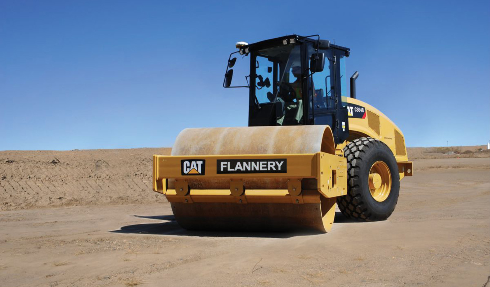 CAT CS64B | Plant Hire UK | Flannery