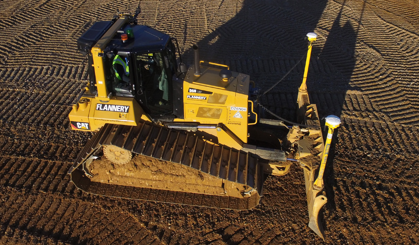 CAT D6N LGP Folding Blade | Plant Hire UK | Flannery