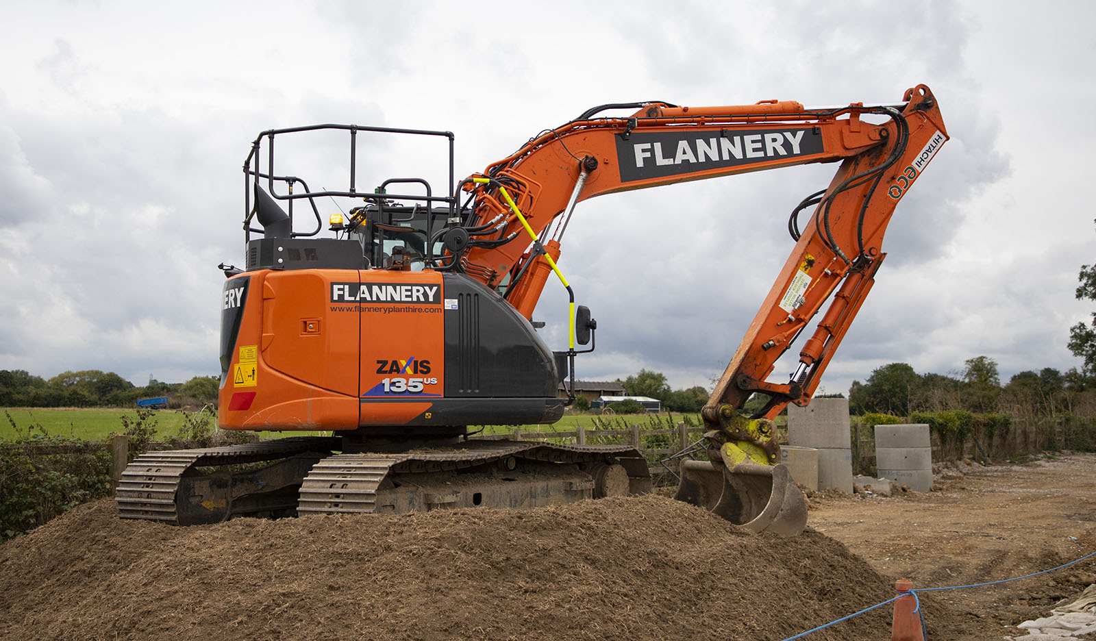 Hitachi Zaxis ZX135US-6 | Plant Hire UK | Flannery
