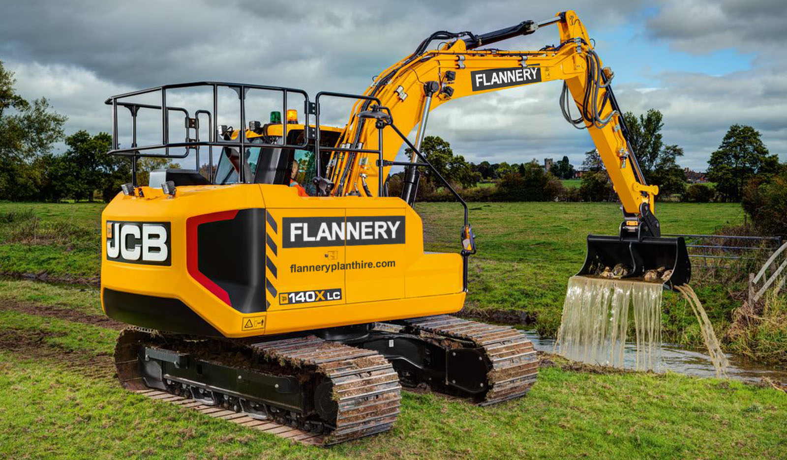 JCB 140X | Plant Hire UK | Flannery